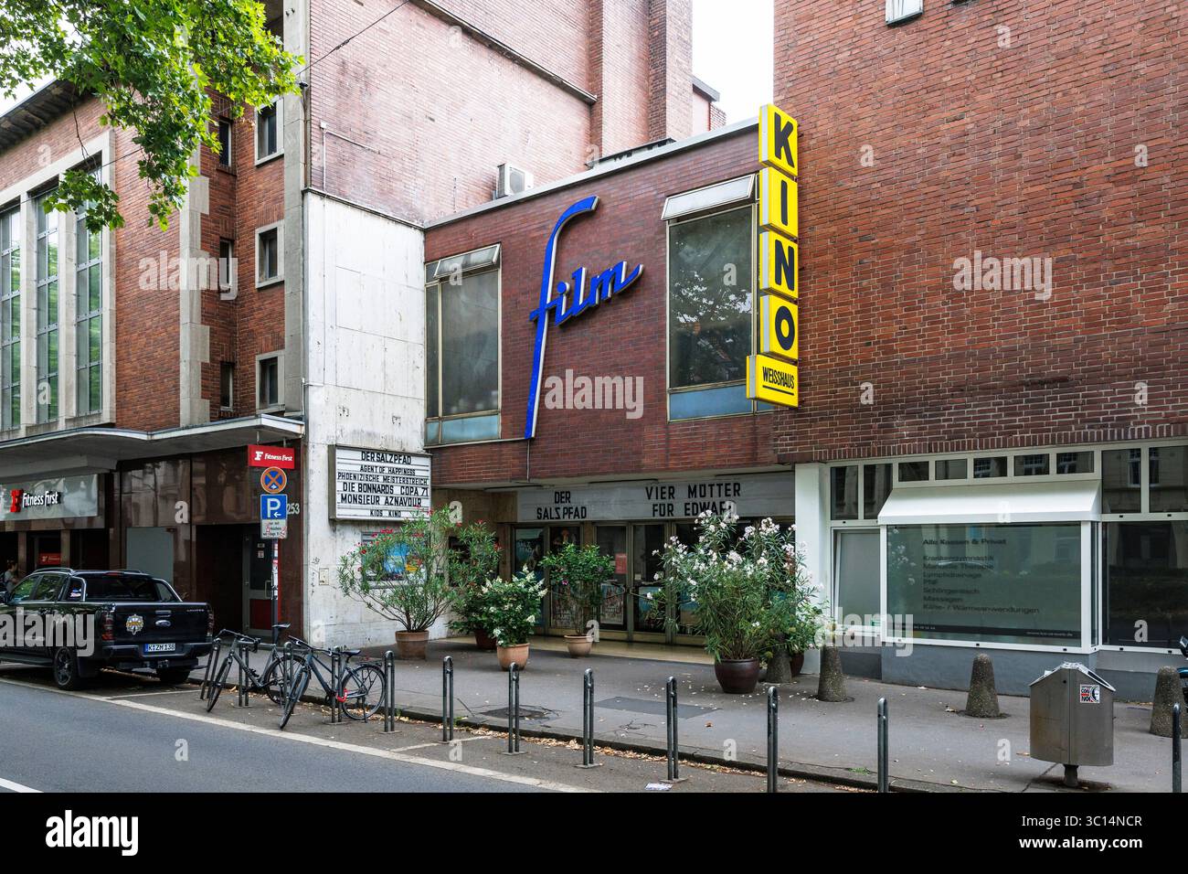 the Weisshaus cinema on Luxemburger street, Cologne, Germany. das ...