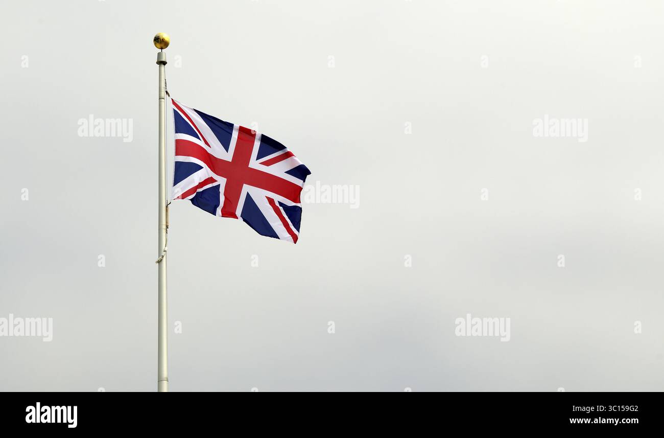 Union Jack, British national flag, British Normandy Memorial, war ...