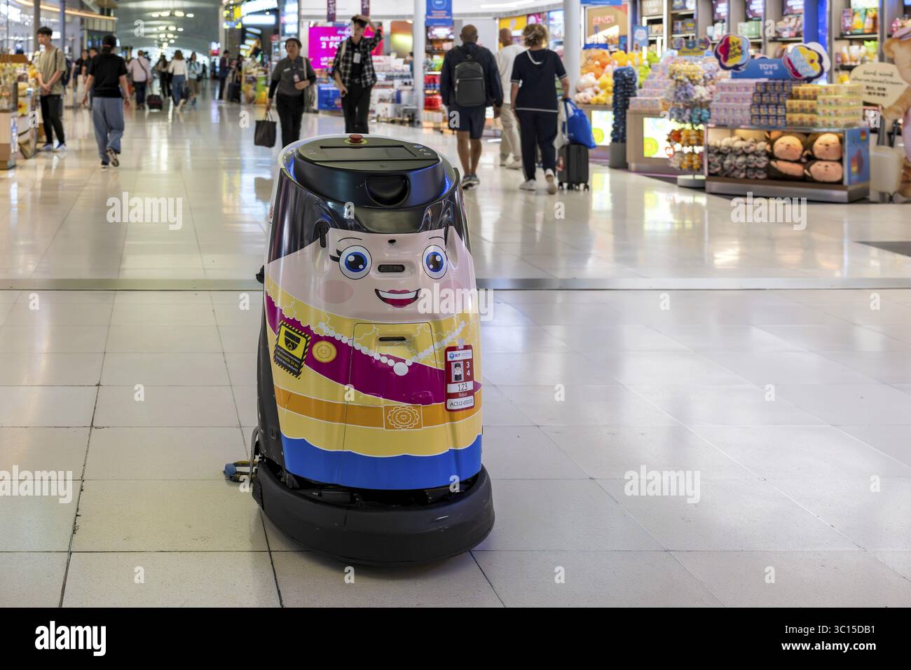 Cleaning robot, Bangkok, Thailand Stock Photo - Alamy