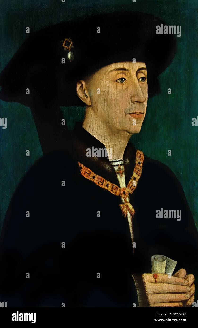 Philip the good 1396 1467 was the duke of burgundy from hi-res stock ...