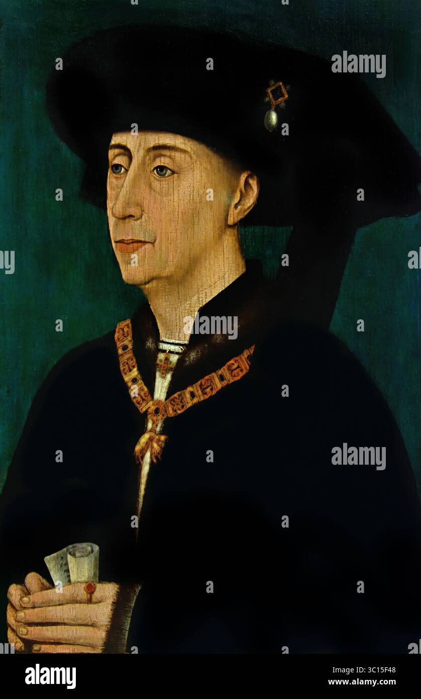 Portrait of Philip the Good 1451 - 1500 Rogier van der Weyden 15th ...
