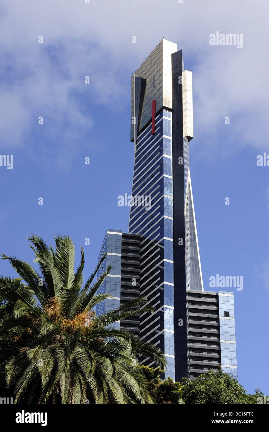 Eureka Tower, a skyscraper in the Southbank precinct, Melbourne ...