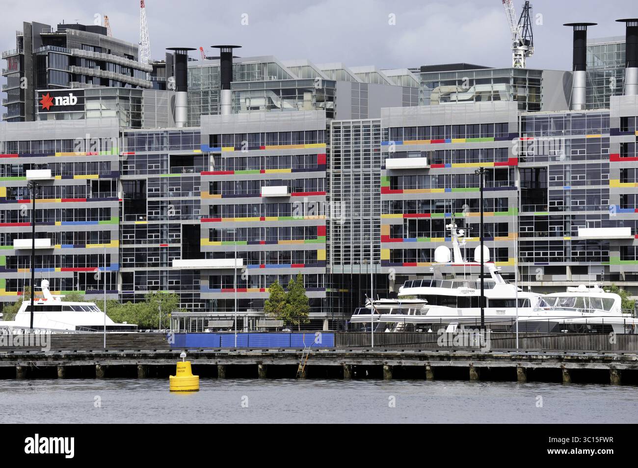 Modern architecture in the former harbour area, Docklands, Melbourne ...