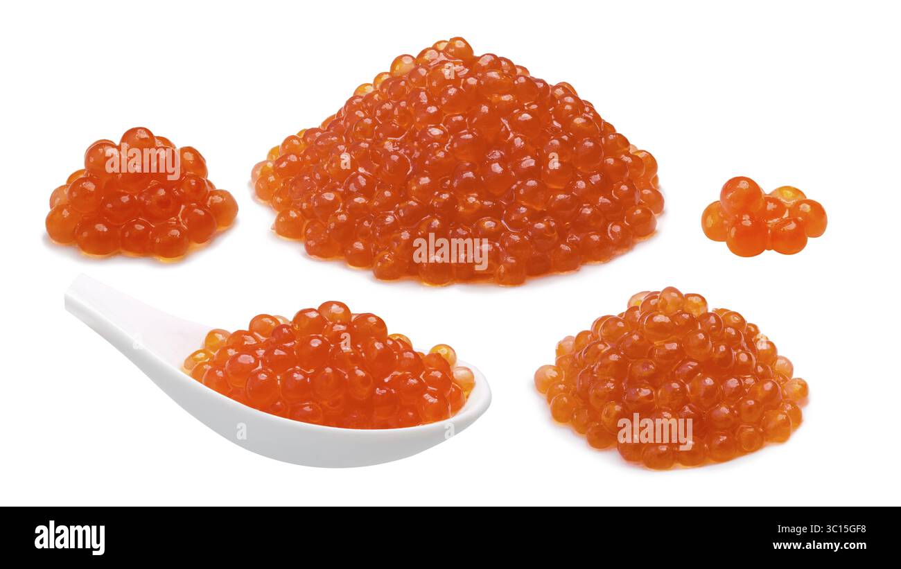 Red caviar in little hi-res stock photography and images - Alamy