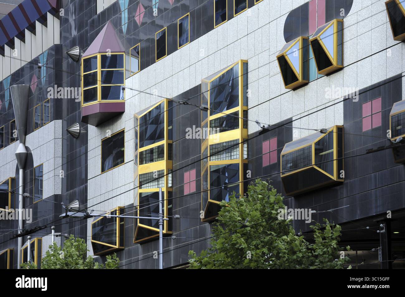 RMIT Building 8 in postmodern architecture is an educational building belonging to the campus of ...