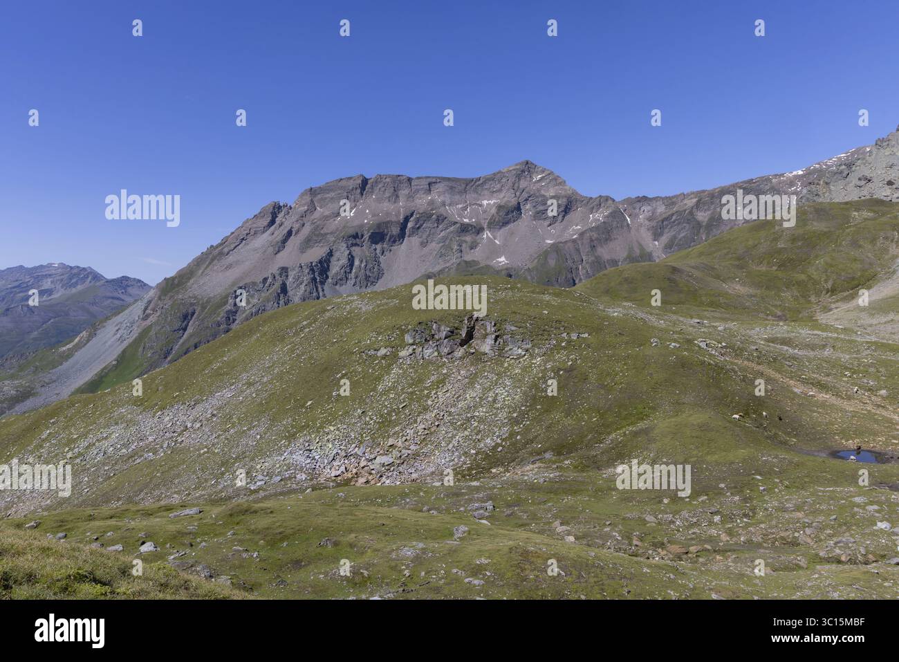 Landscape panorama, Glockner group, Brettersee, Carinthia Stock Photo - Alamy