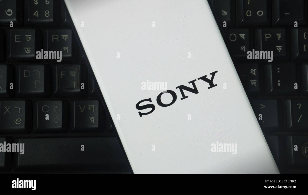 Sony logo detail hi-res stock photography and images - Alamy