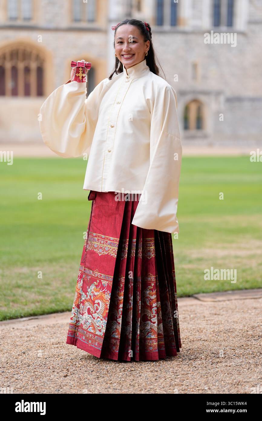 Alice Tai, from New Milton, after being made an Officer of the Order of ...