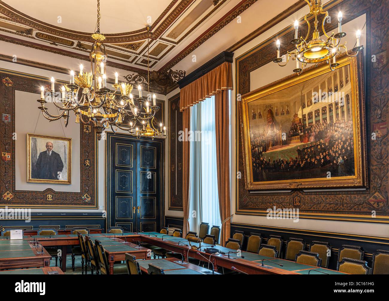 Interior design of the Chamber of representatives in the Federal ...
