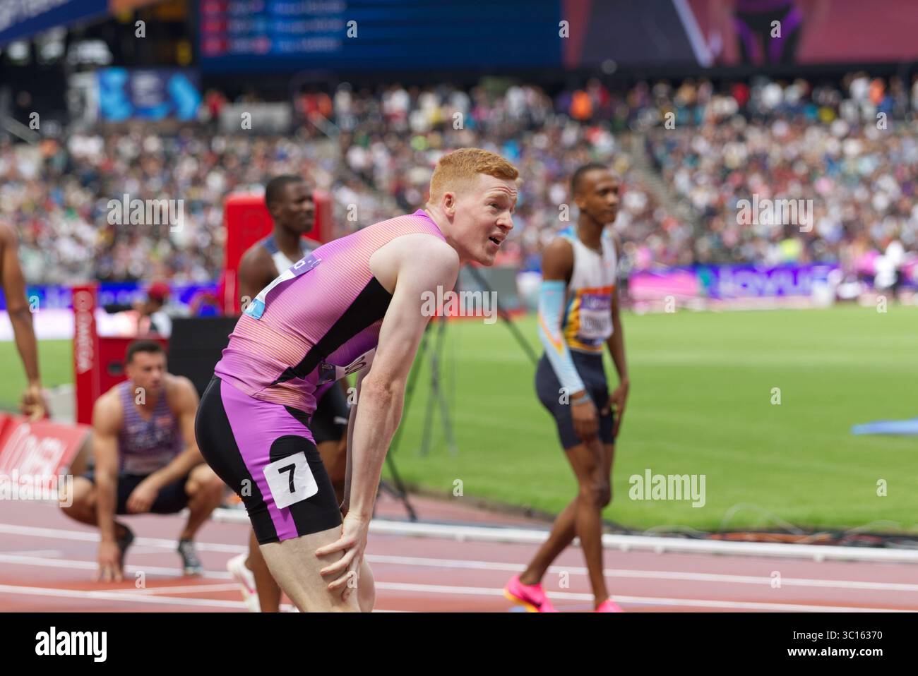 Charlie Dobson wins the men's 400m at the Diamond League athletics meet ...