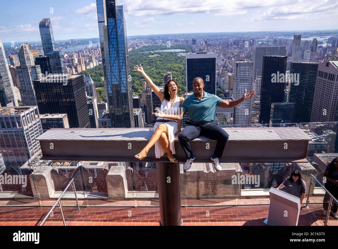 Stephanie Beatriz and Anthony Mackie participate in the "Twisted Metal ...