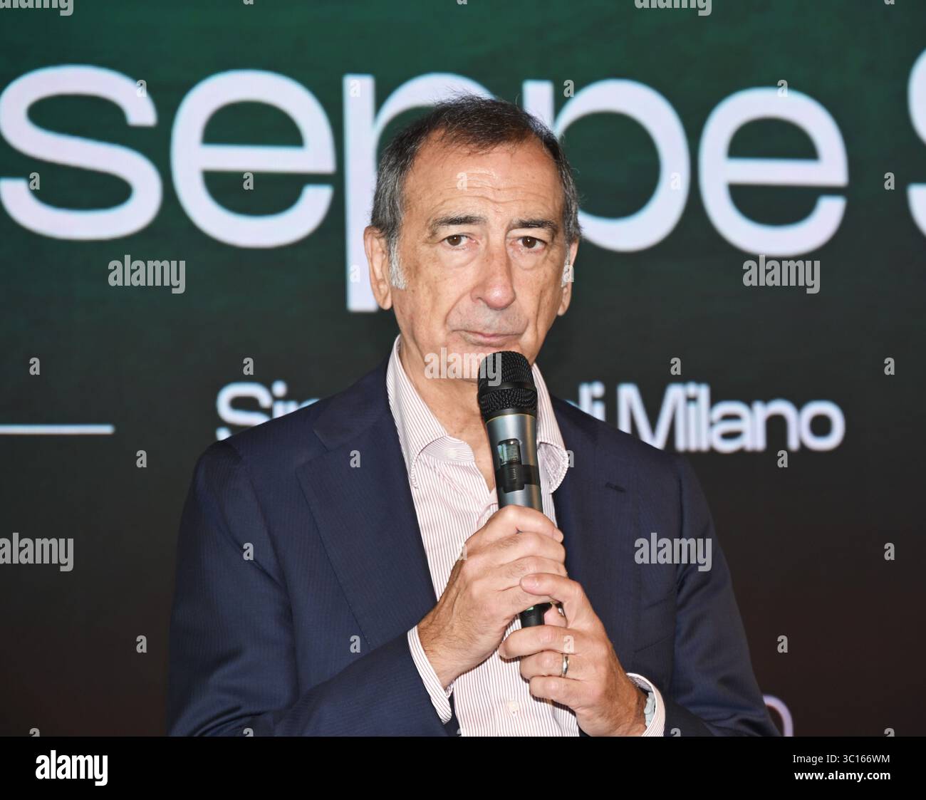 Milan, Italy SmartCityLab Milano, attended by Giuseppe Sala, Mayor of ...