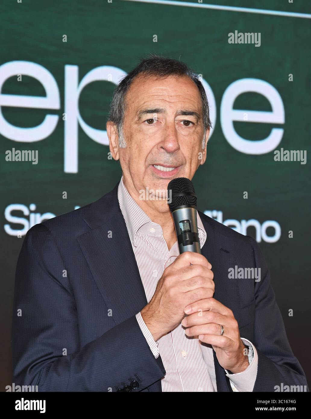 Milan, Italy SmartCityLab Milano, attended by Giuseppe Sala, Mayor of ...
