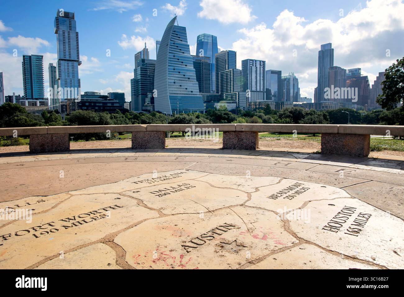Austin Downtown Skyline view Stock Photo - Alamy