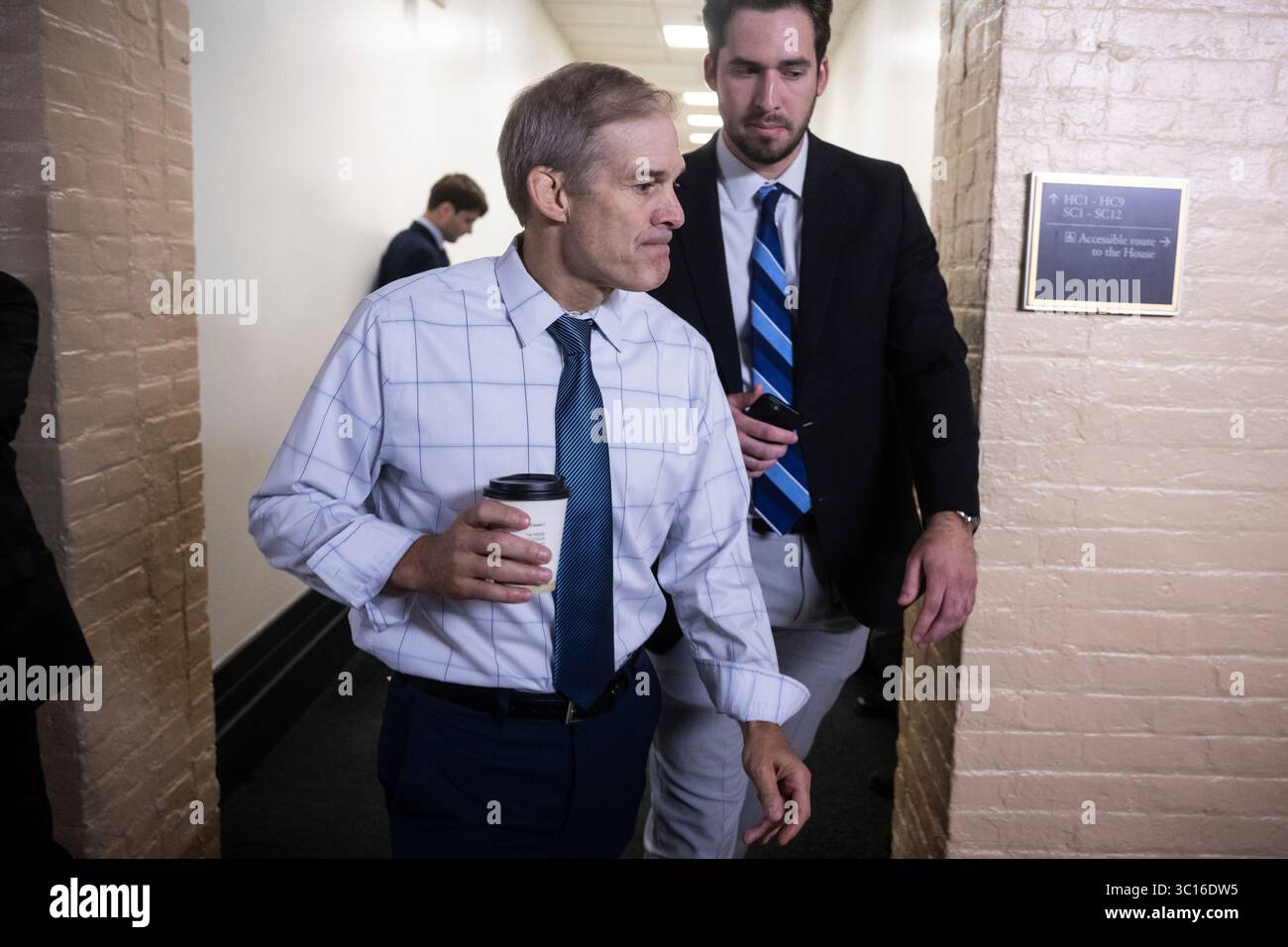 House Judiciary Committee Chair Jim Jordan (R-Ohio) departs a House ...