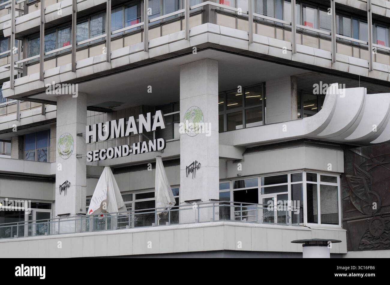 Berlin /Germany . 07 March 2019. Humana second-hand store on ...