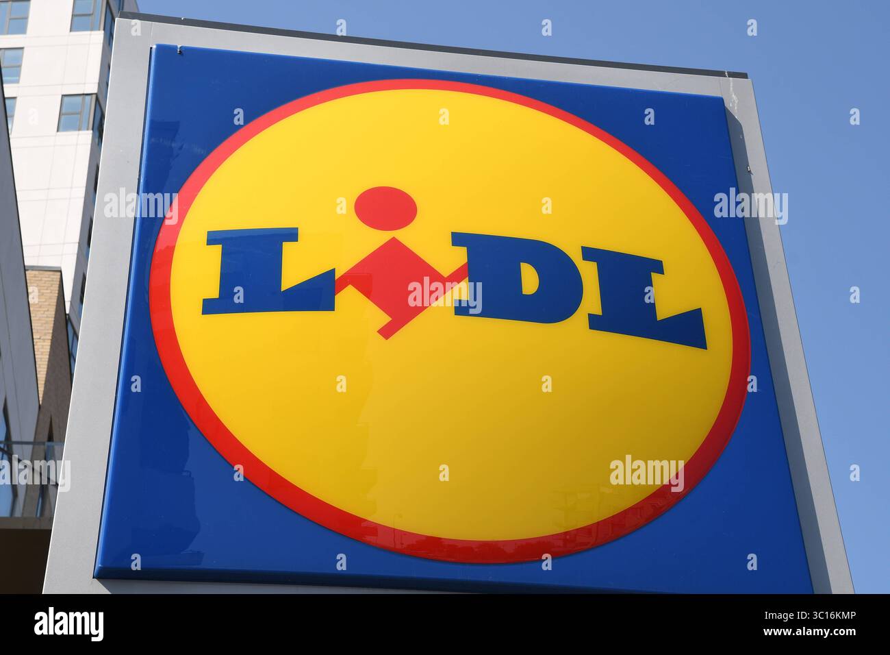 Copenhagen/Denmark 26.JULY 2018 German lidl in grocery store . Photo ...