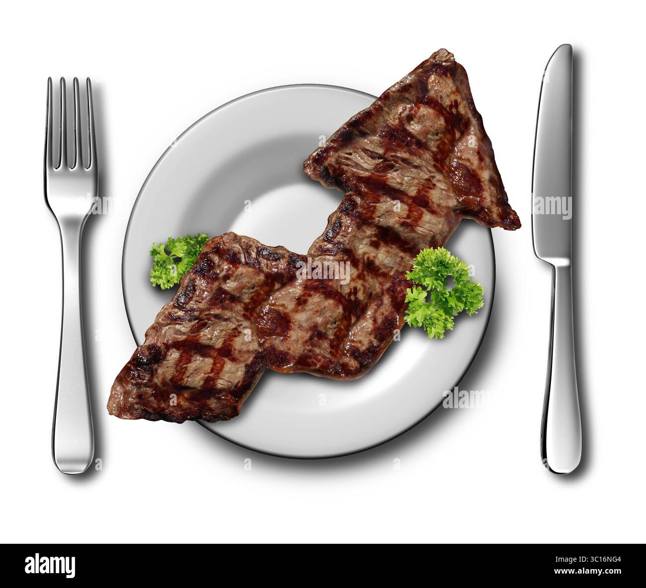 Inflation recession cost living Cut Out Stock Images & Pictures - Alamy