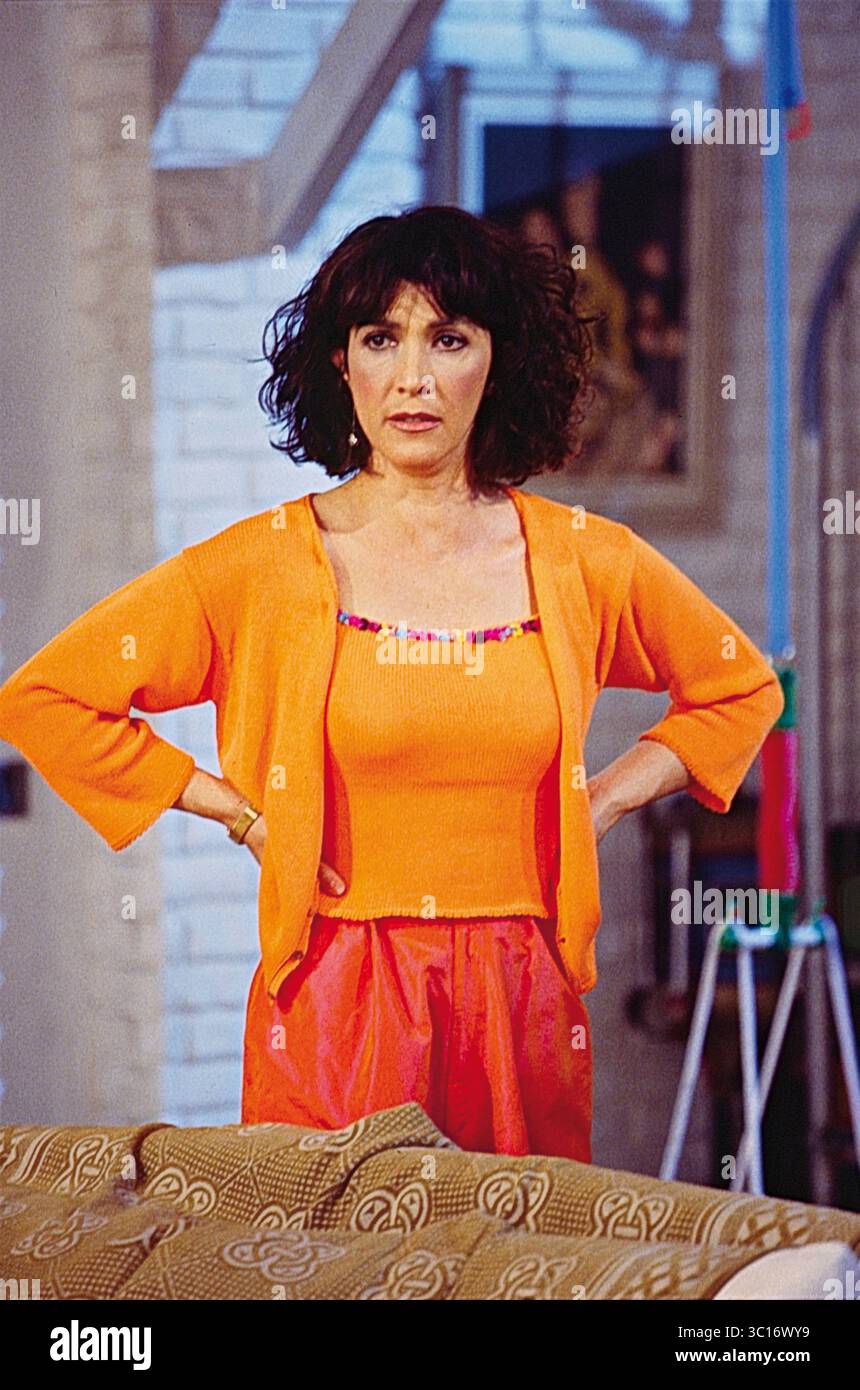 Italian actress Maria Amelia Monti keeping her hands on her hips during ...