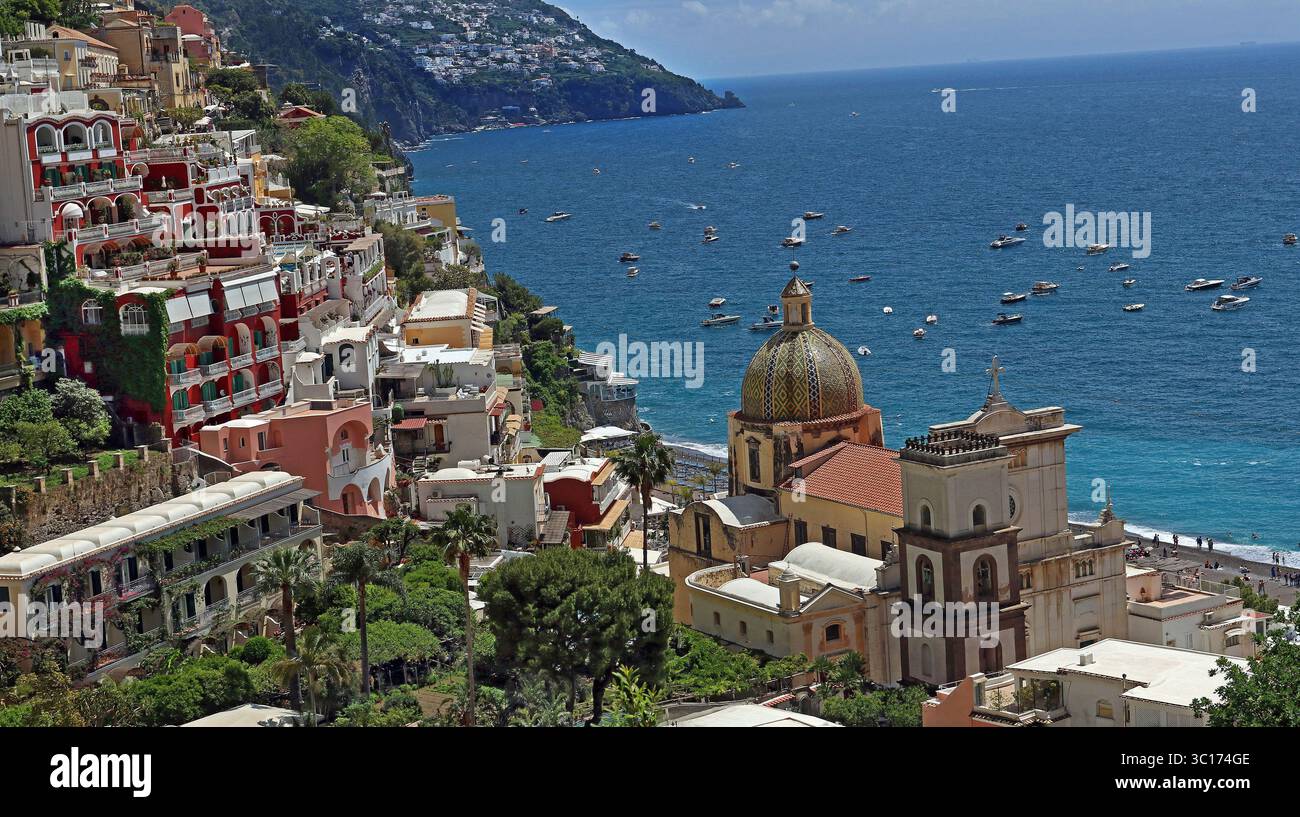 Duomo of saint mary positano hi-res stock photography and images - Alamy