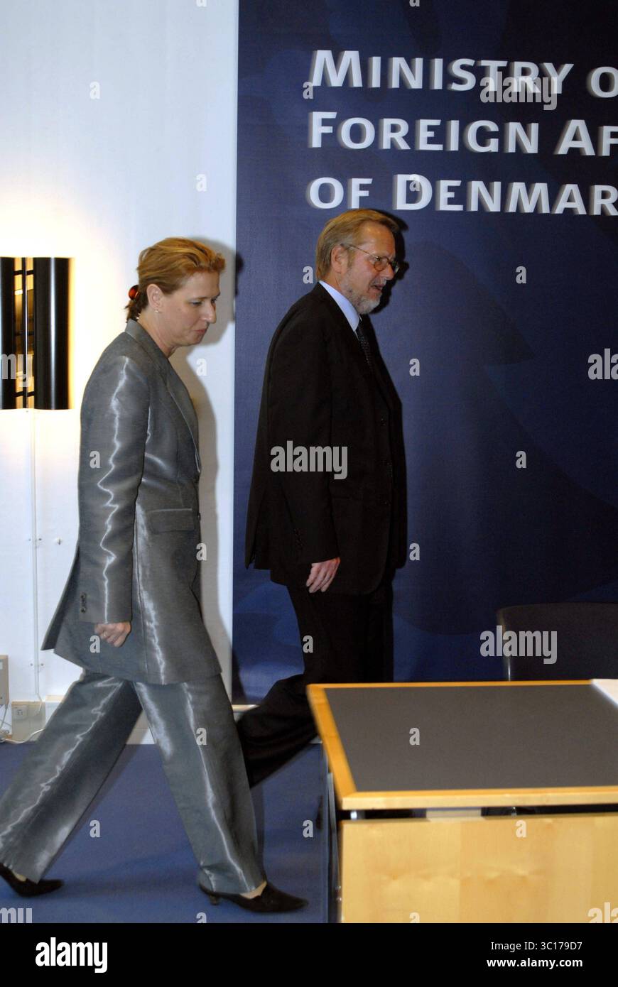Israeli foreign minister Tzipi Lini visits danish foreign minister Per ...