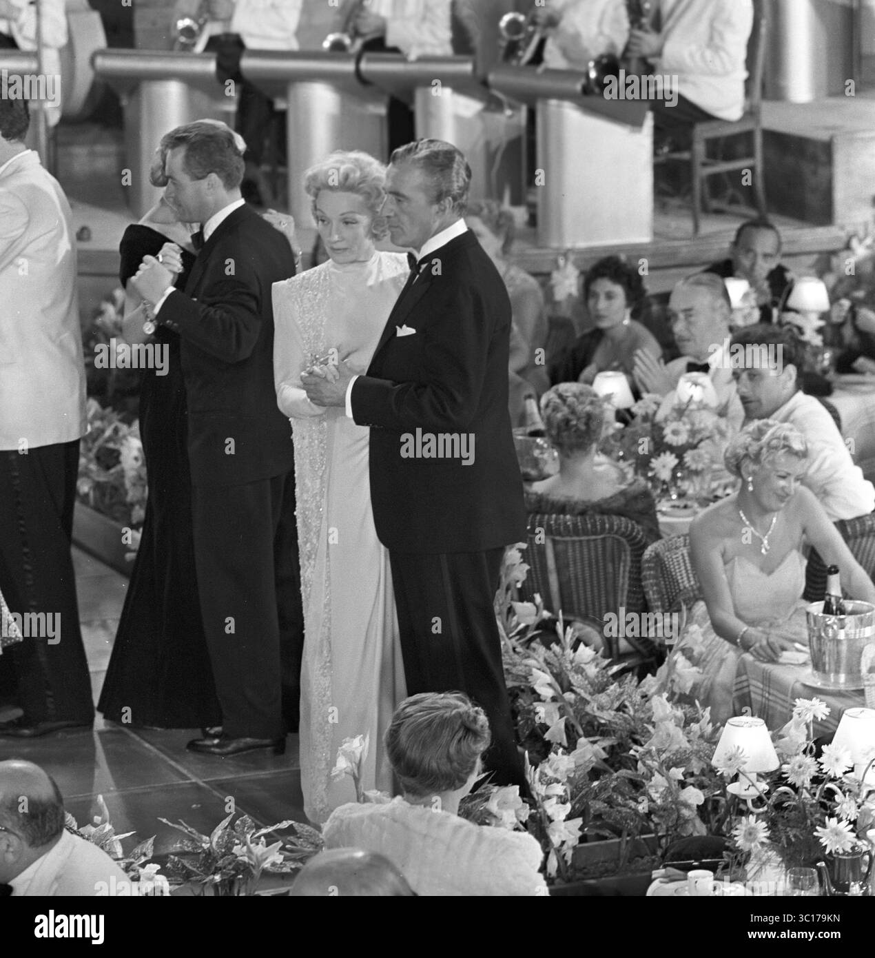 German-born American actress Marlene Dietrich, Italian actor and ...