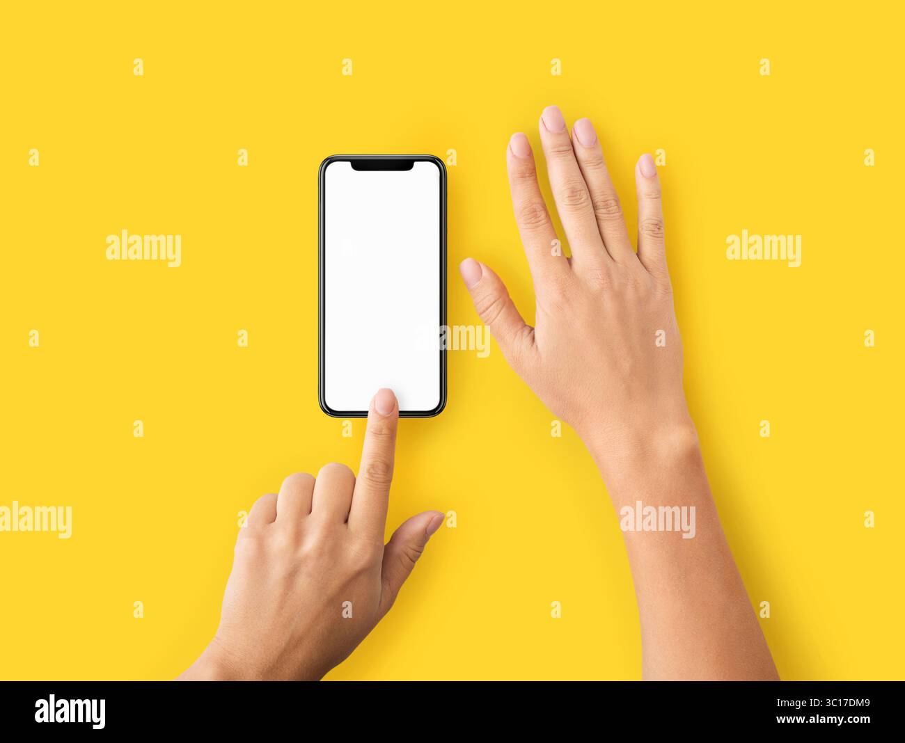 Smartphone finger scan security and privacy protection Stock Photo - Alamy
