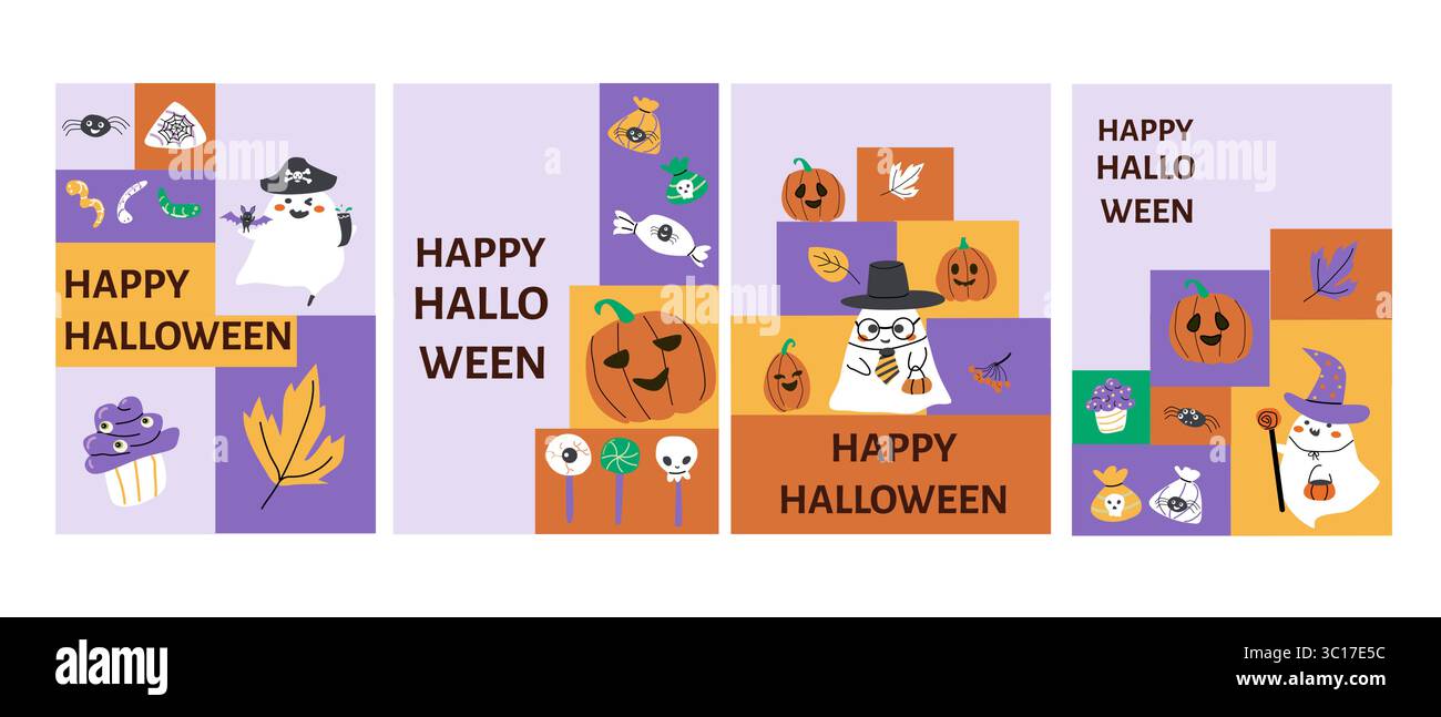 Ghouls and ghosts Stock Vector Images - Alamy