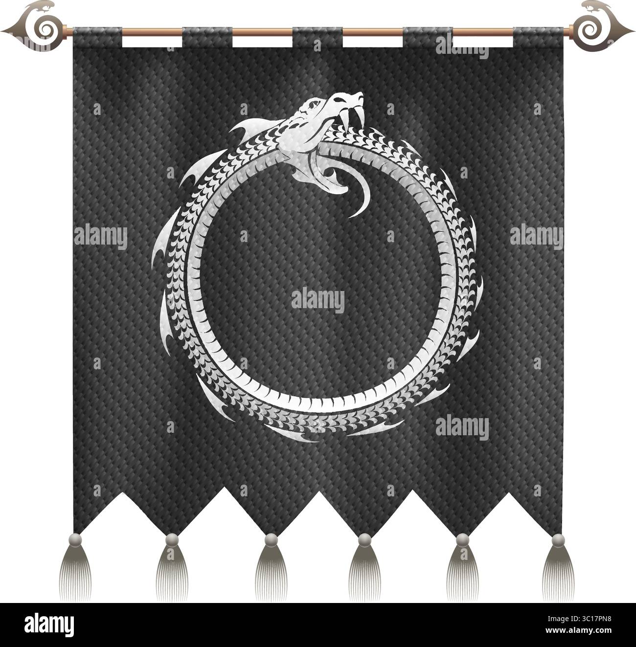 Snake round Cut Out Stock Images & Pictures - Alamy