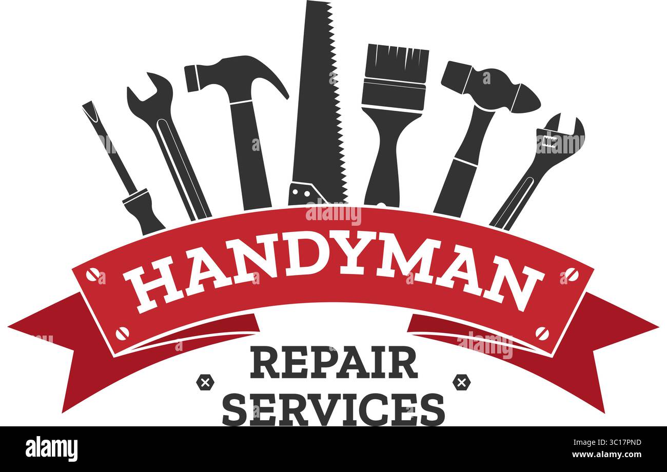Repairs logo illustration hi-res stock photography and images - Alamy