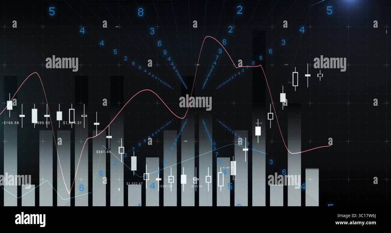 Translucent bar chart overlay moving hi-res stock photography and ...