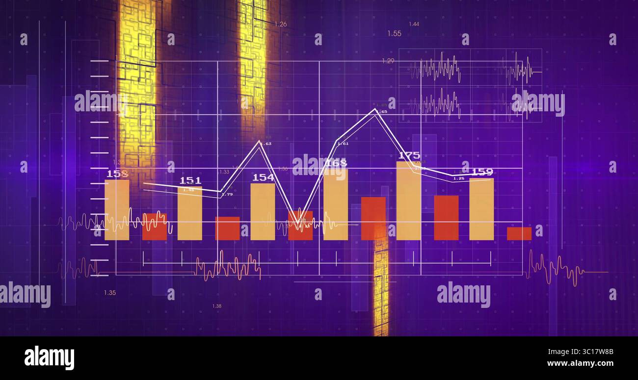Digital insight analytics data visualization hi-res stock photography ...
