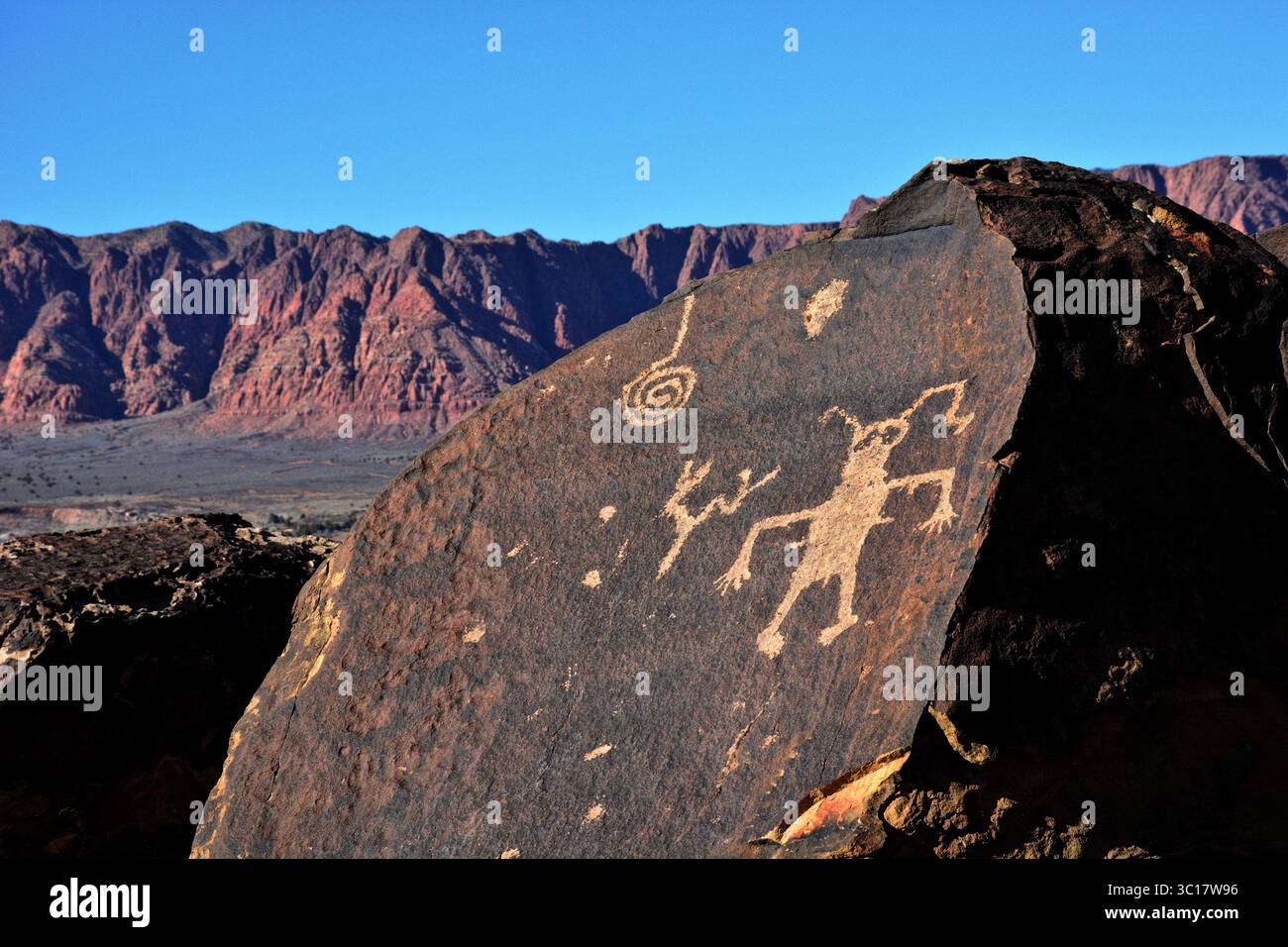 Anasazi Ridge Petroglyph, Utah USA - Native American Petroglyphs on ...