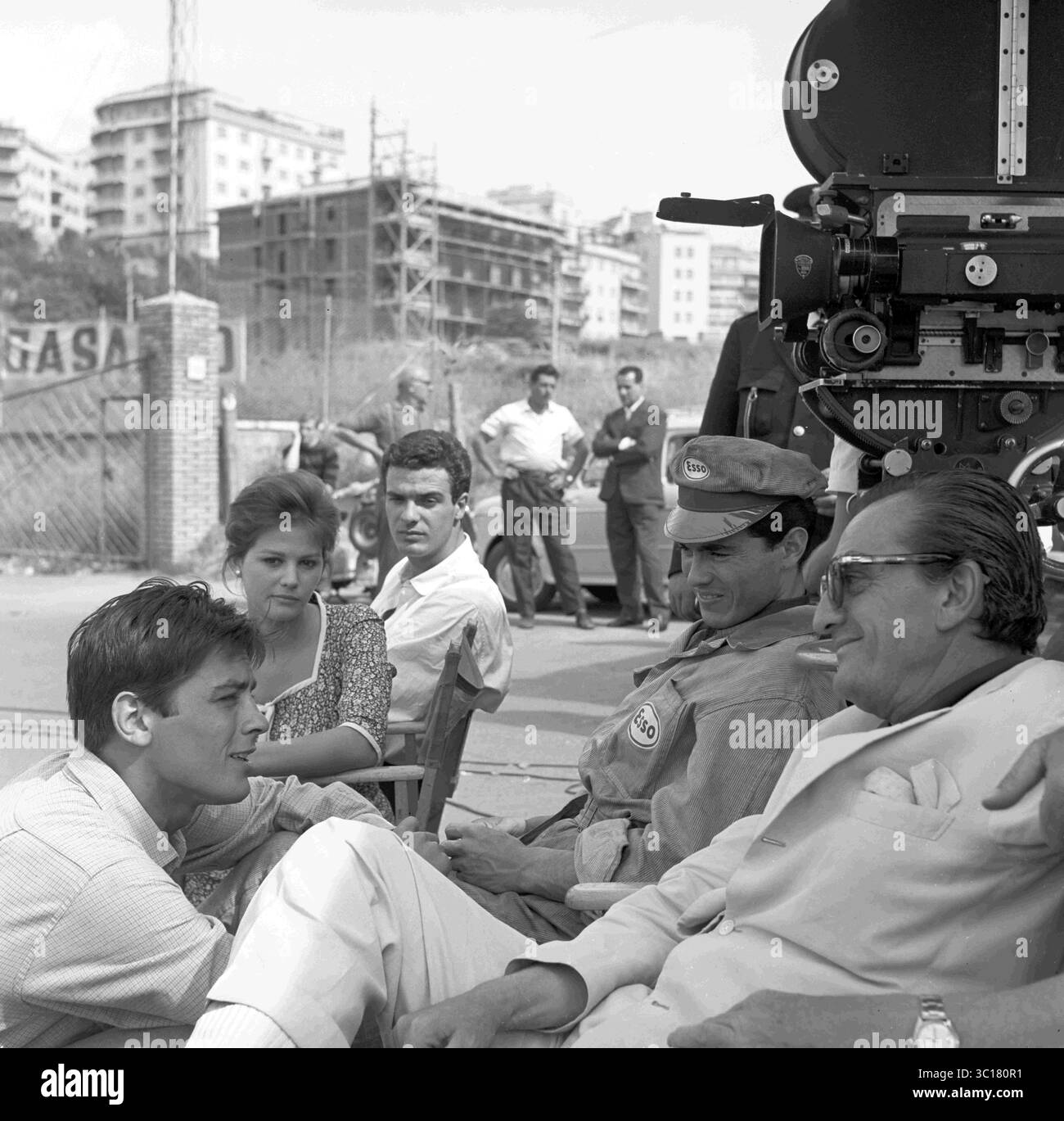 French actor Alain Delon, Italian actress Claudia Cardinale, French ...
