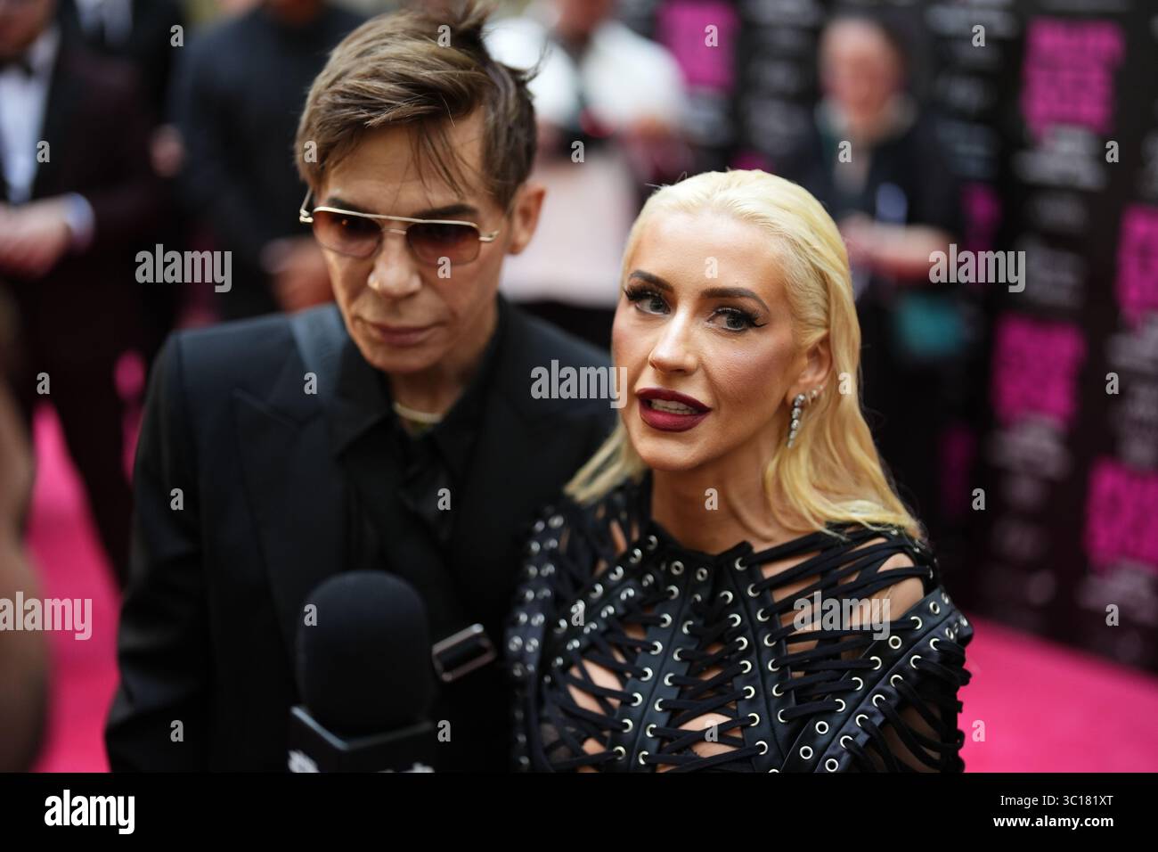 Steven Antin and Christina Aguilera attends the gala night of Burlesque ...