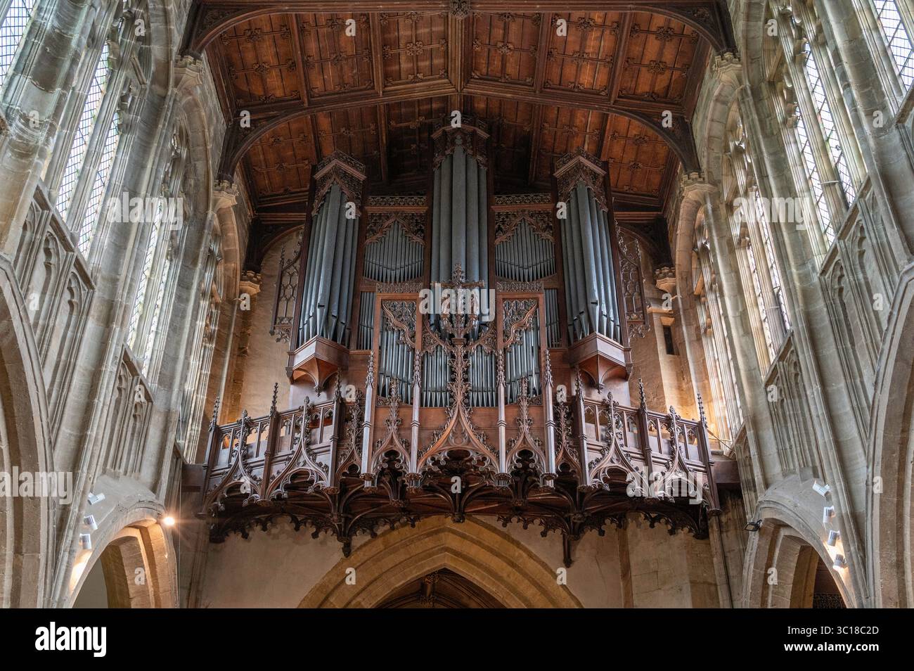 Inside the medieval Holy Trinity church dating back to 1210, also known ...