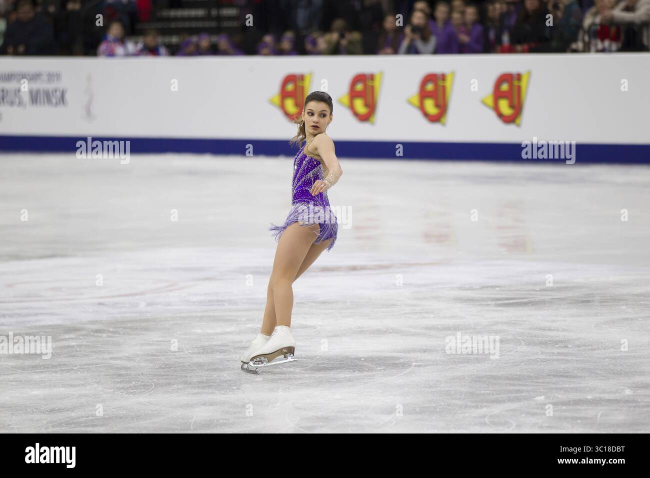 January 25, 2019 - Minck, Belarus - European Figure Skating ...