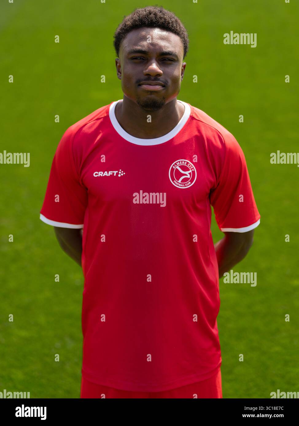 ALMERE, NETHERLANDS - JULY 21: Emmanuel Poku of Almere City FC during a ...
