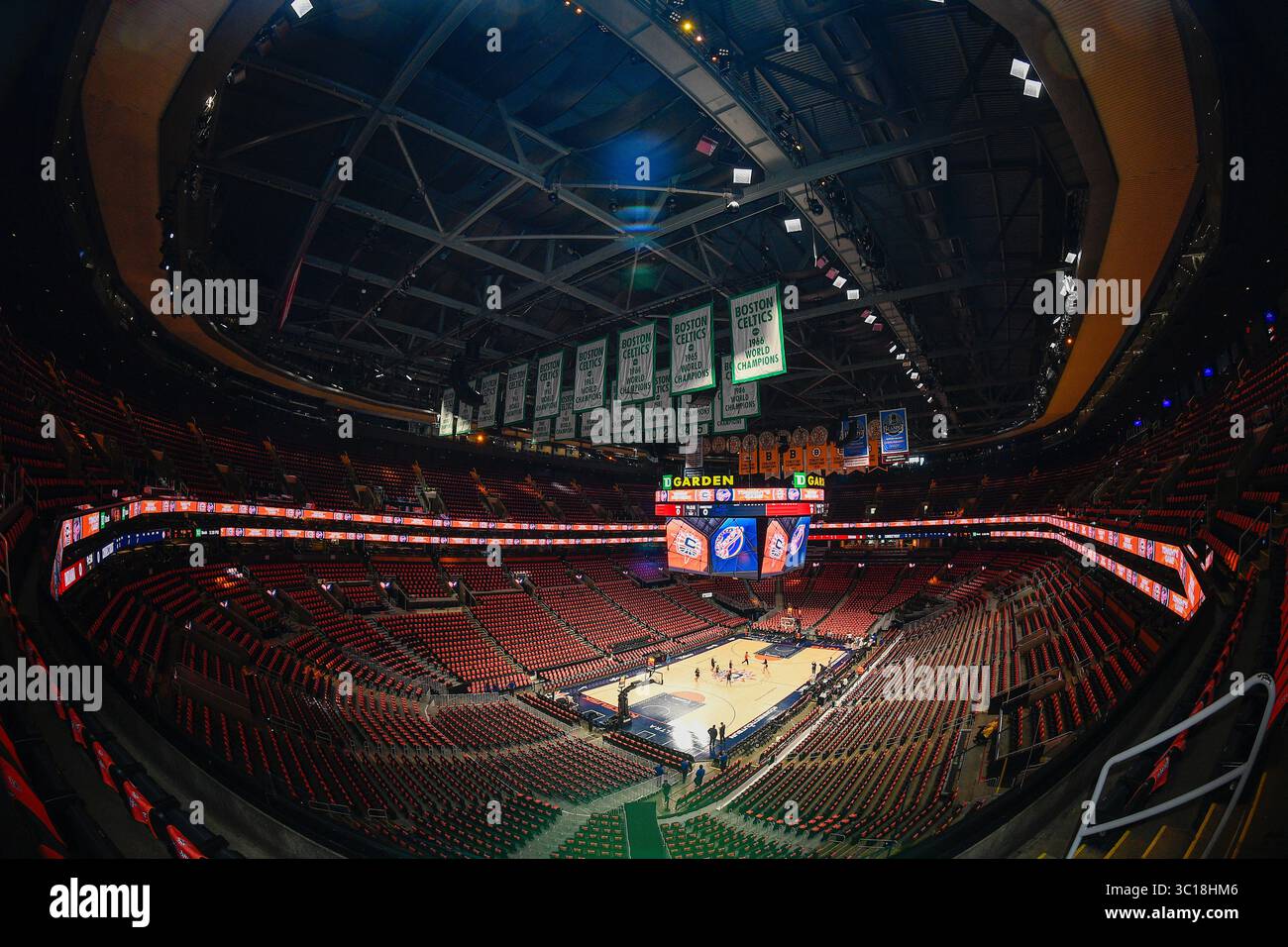 BOSTON, MA - JULY 15: A general view of the arena before a WNBA game ...