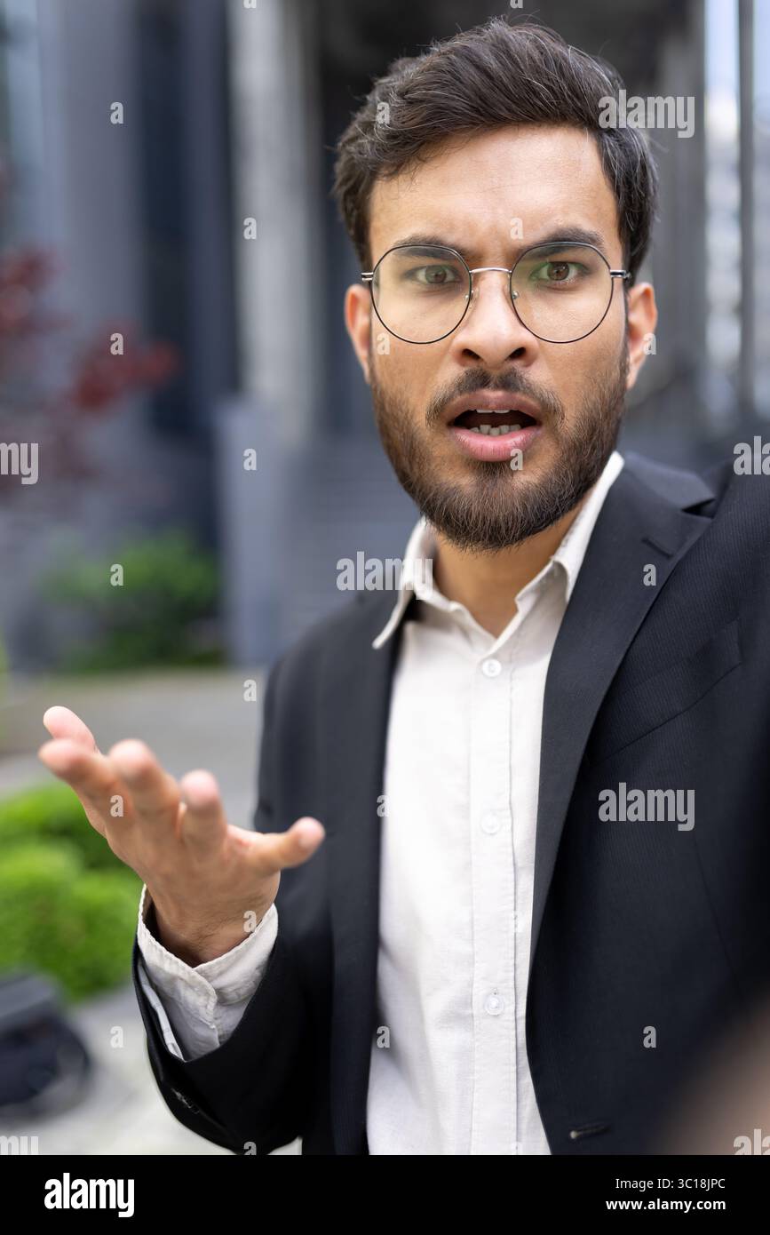 Focused indian man walking through hi-res stock photography and images ...