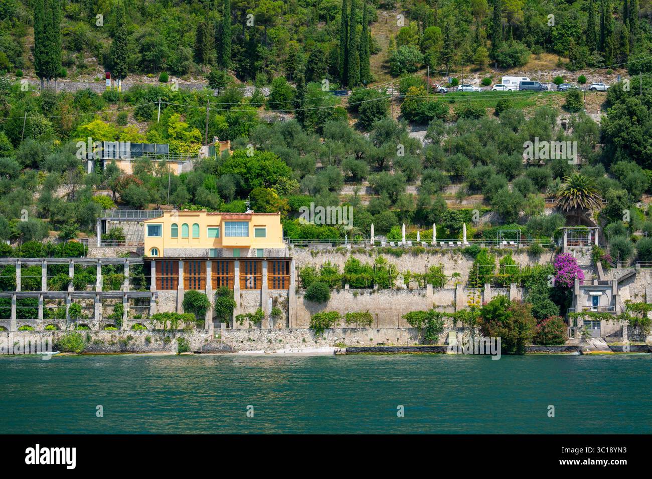 Limone, Lake Garda, Italy - July 20, 2025: Limone - Above Lake Garda ...