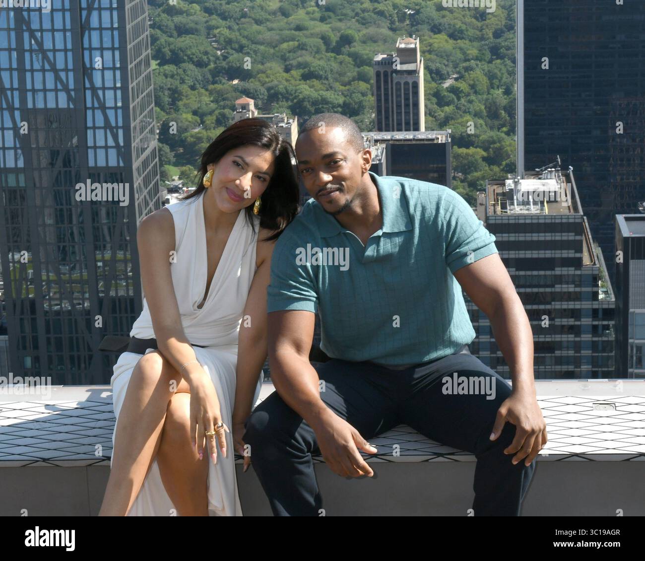 Stephanie Beatriz, Anthony Mackie at a public appearance for TWISTED ...