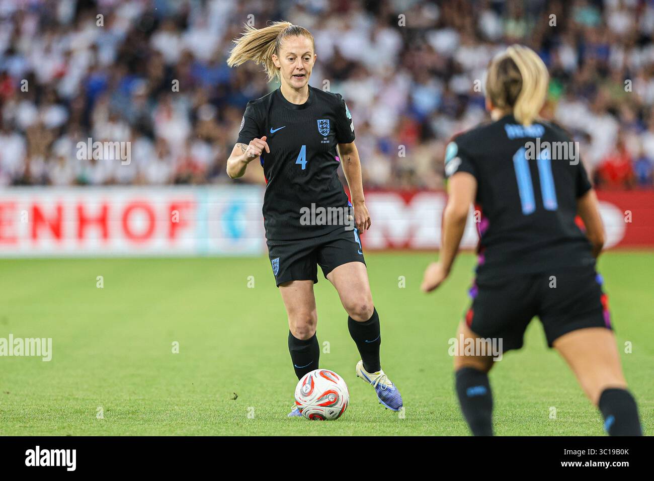 GENEVA, SWITZERLAND - JULY 22: Keira Walsh of England dribbles during the UEFA Women's EURO 2025 ...