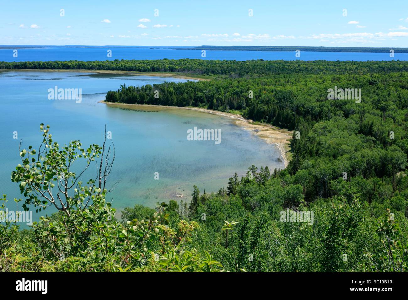 Part of the north shore of Manitoulin Island, west end, on a glorious ...
