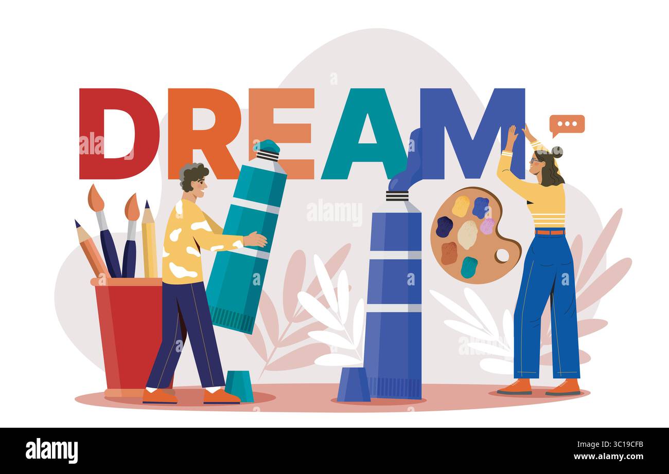 Painting skills Cut Out Stock Images & Pictures - Alamy