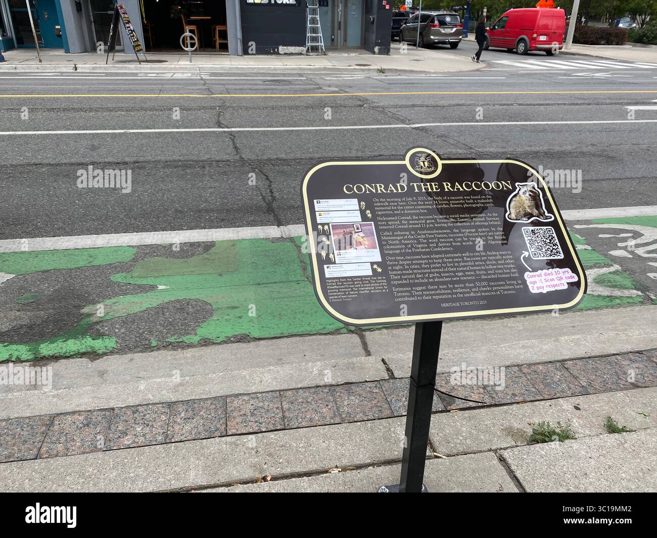 Toronto, Canada. 22nd July, 2025. A plaque honouring the 10th ...