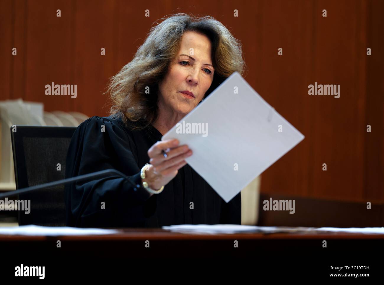 Boston Municipal Court Chief Justice Tracy -Lee Lyons during court ...