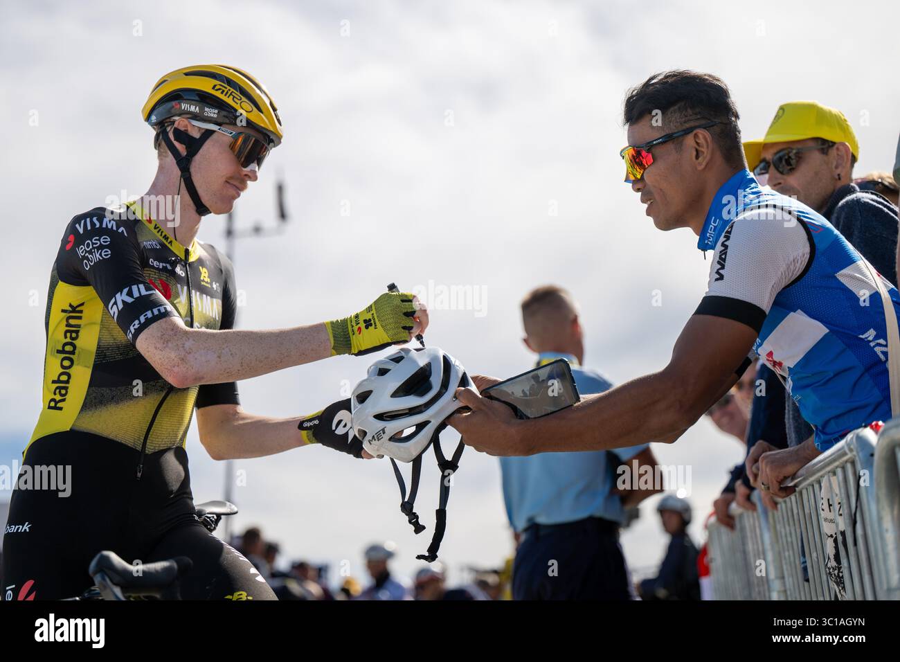 Jorgenson Matteo during the Tour de, France. , . in Mont Ventoux ...