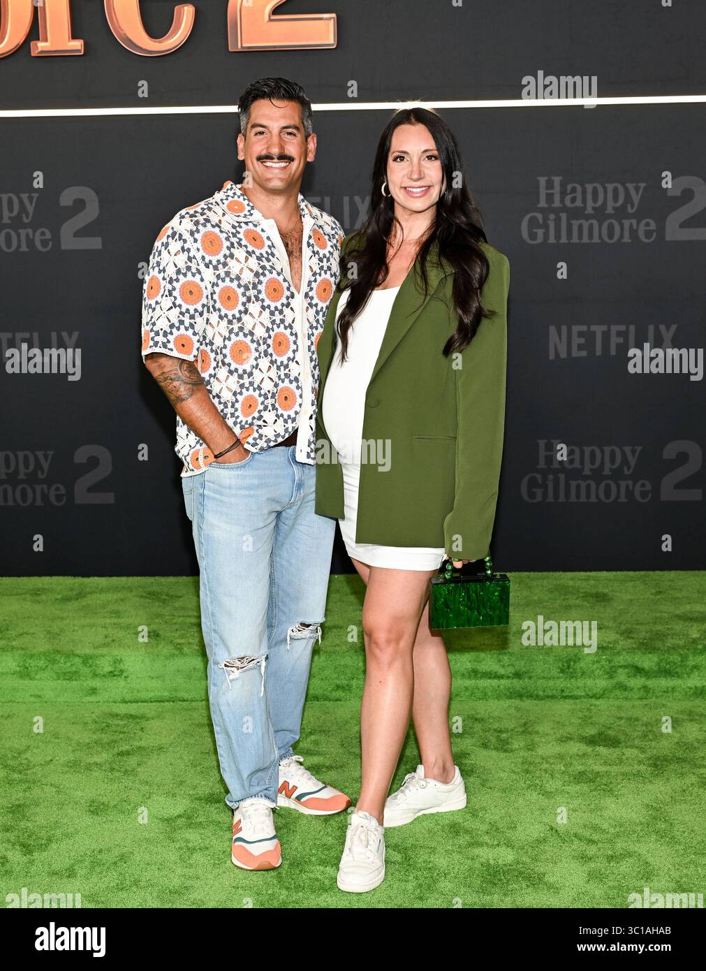 Jon Bouffard, left, and Alexandra Madison attends the premiere of ...