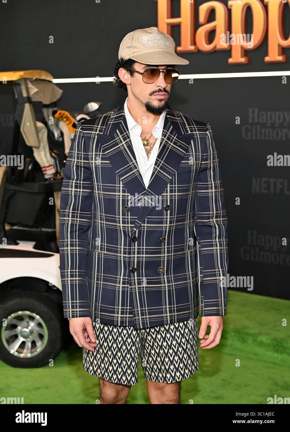 Benito Antonio Martinez Ocasio (aka Bad Bunny) attends the premiere of ...
